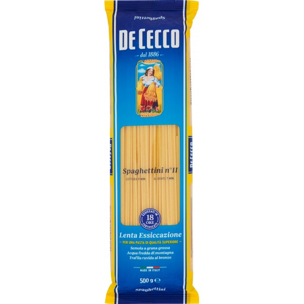 Spaghettini n.11 De Cecco 500g – ArteBianca