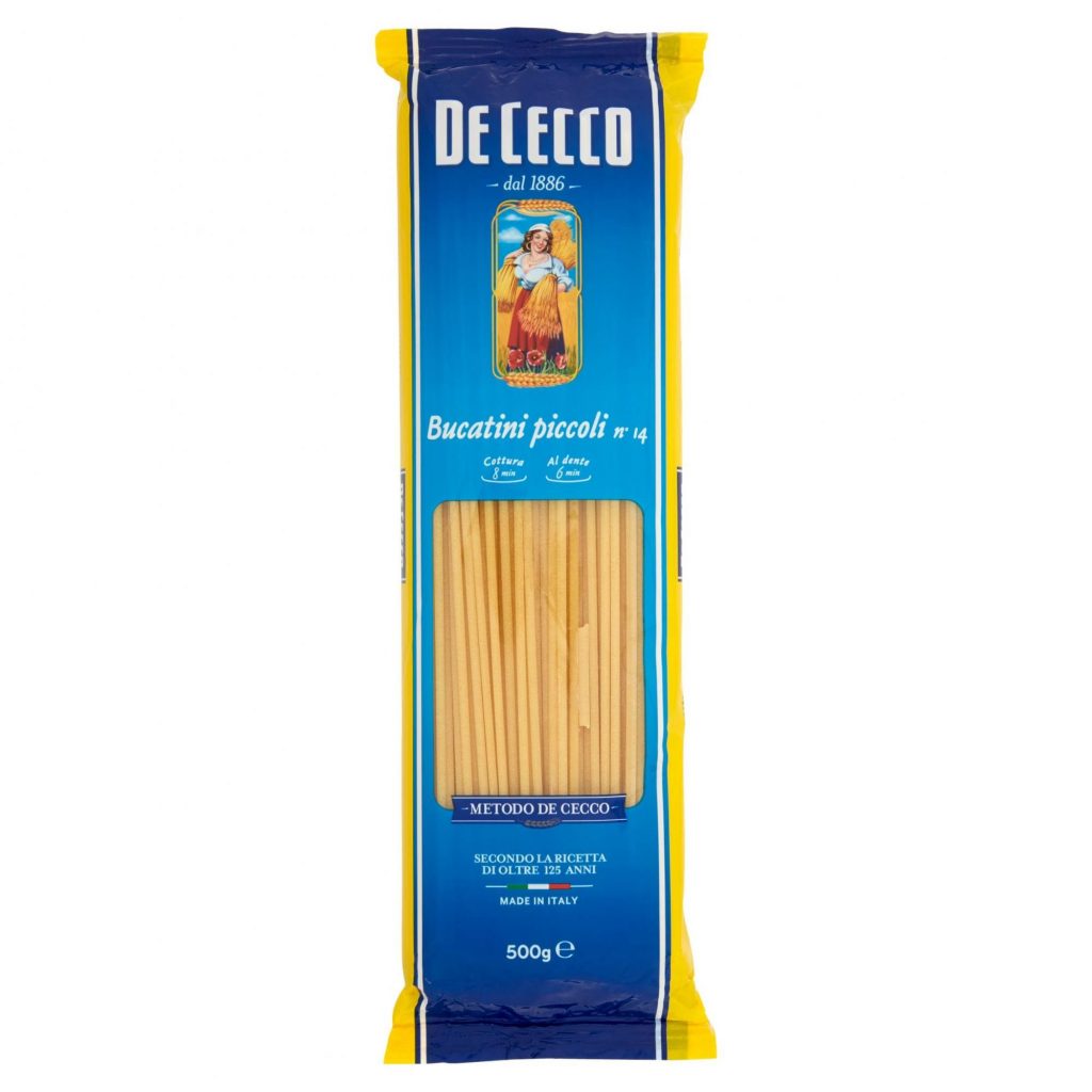 Bucatini Piccoli n.14 De Cecco 500g – ArteBianca
